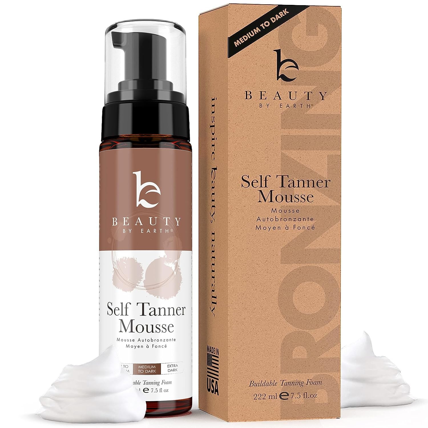 Self Tanner Body Mousse – Beauty by Earth